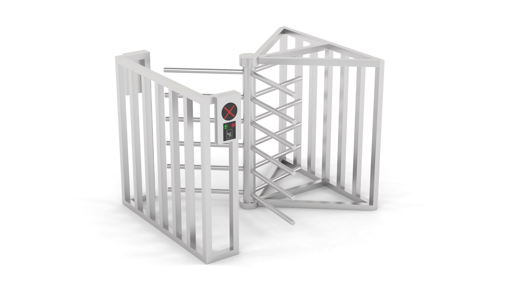 Turnstile Gate 3D Model - TurboSquid 2092747
