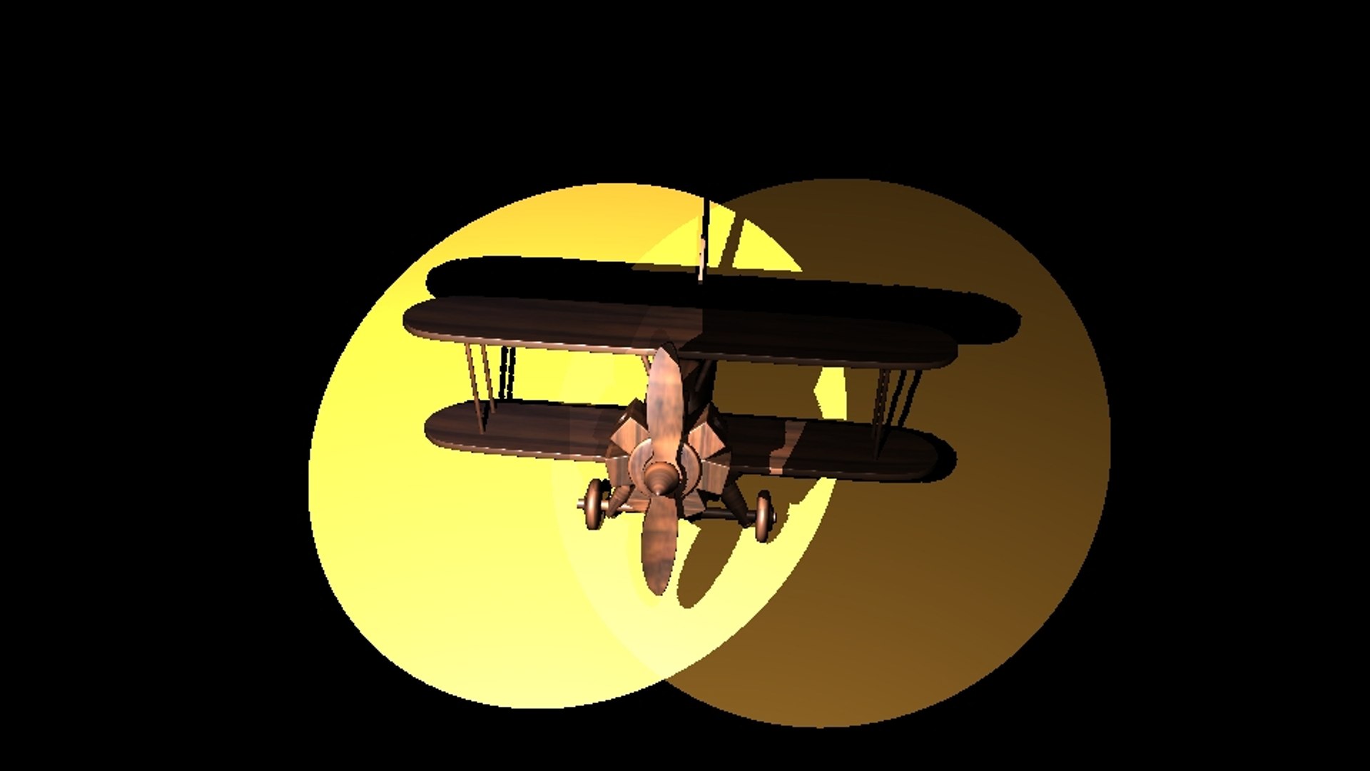 Wooden Plane Model - TurboSquid 1234680