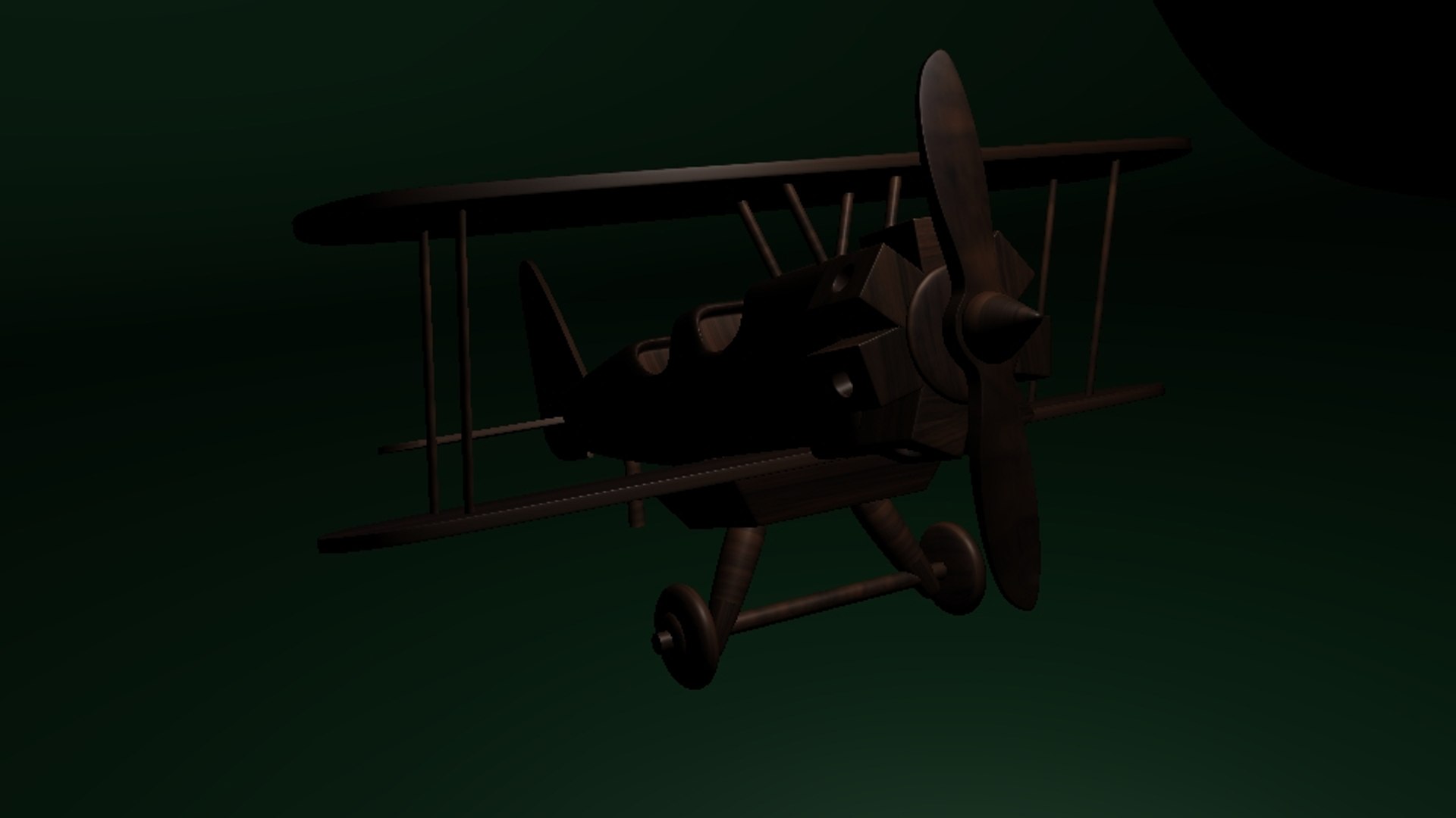 Wooden Plane Model - TurboSquid 1234680