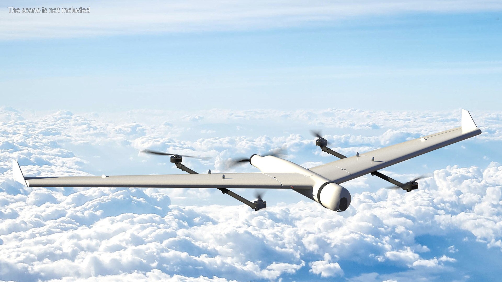 3D ZALA VTOL Unmanned Aerial Vehicle Rigged - TurboSquid 2041102