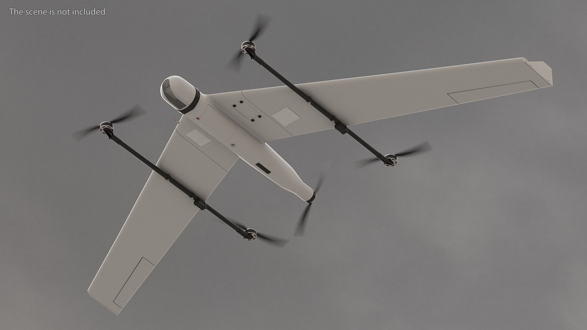 3D ZALA VTOL Unmanned Aerial Vehicle Rigged - TurboSquid 2041102