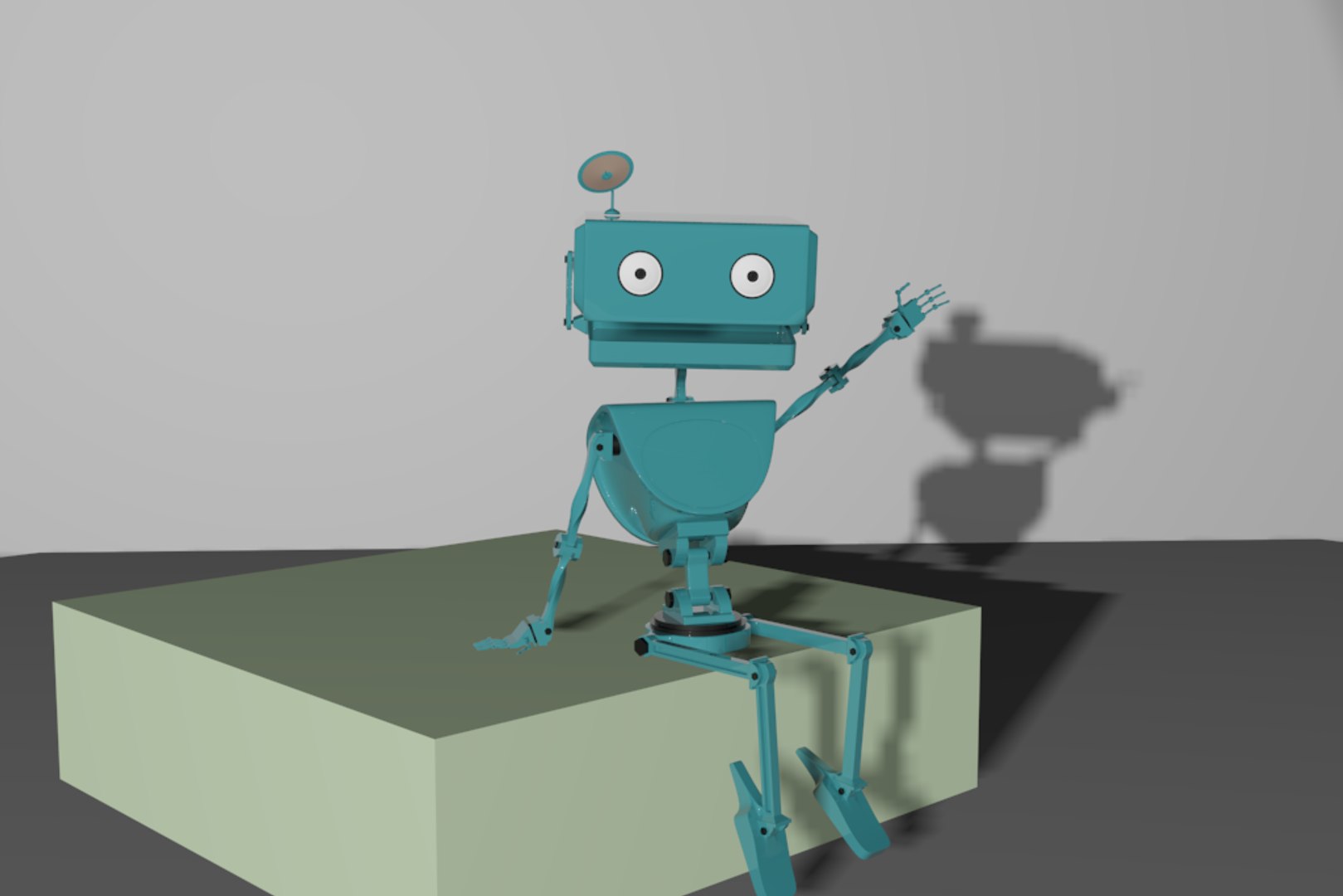 Character Rigged Robot Robit 3D Model - TurboSquid 1340101