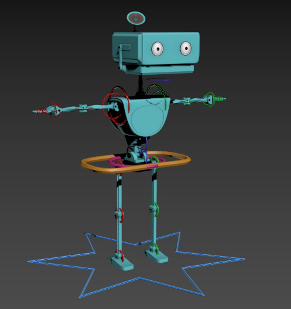 Character Rigged Robot Robit 3D Model - TurboSquid 1340101