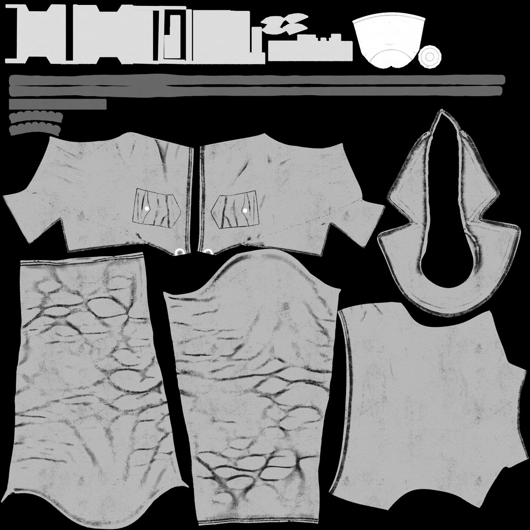 Cyber Cop Cropped Leather Jacket Model - TurboSquid 1980256