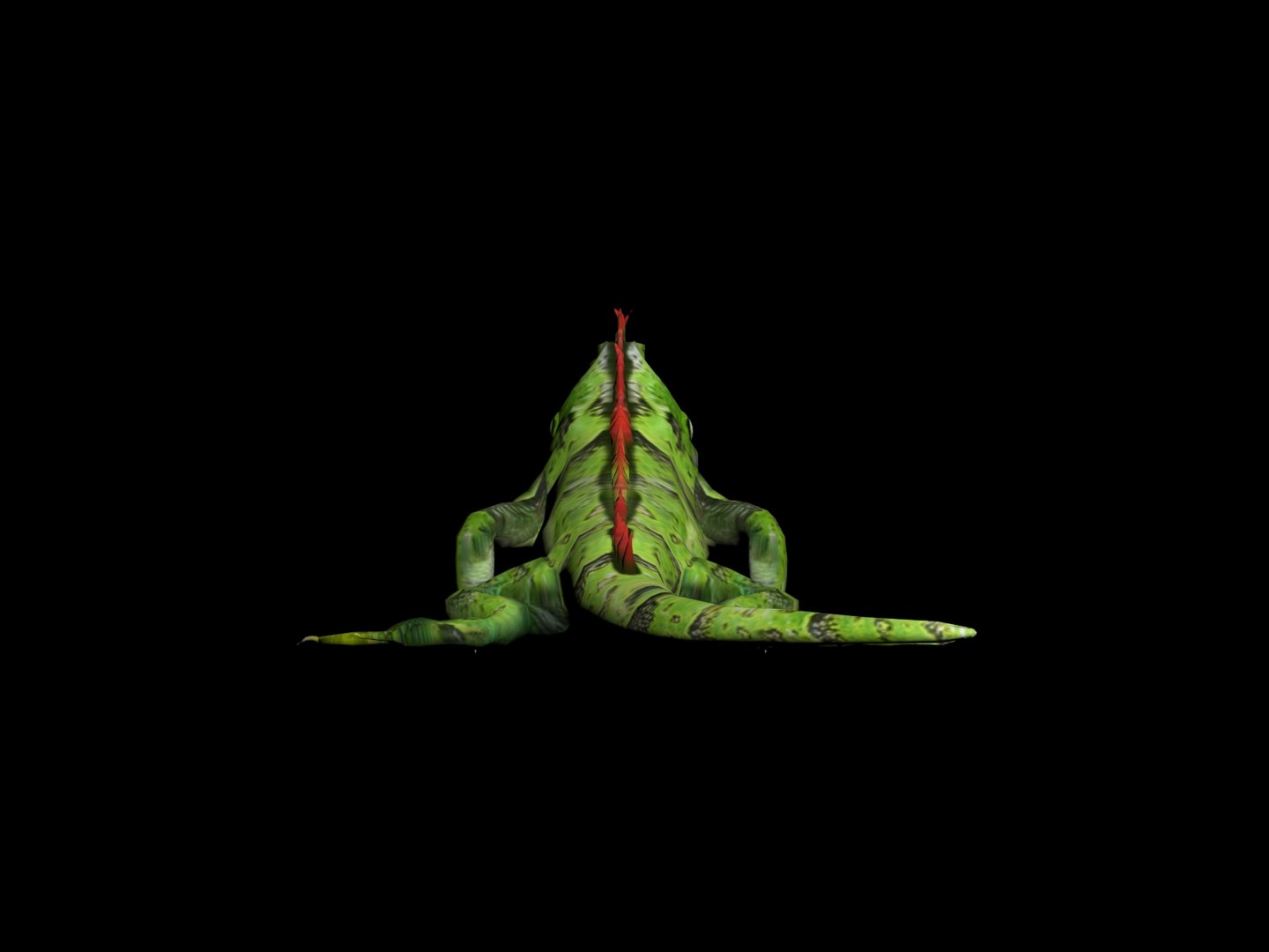 3ds max lizard animation