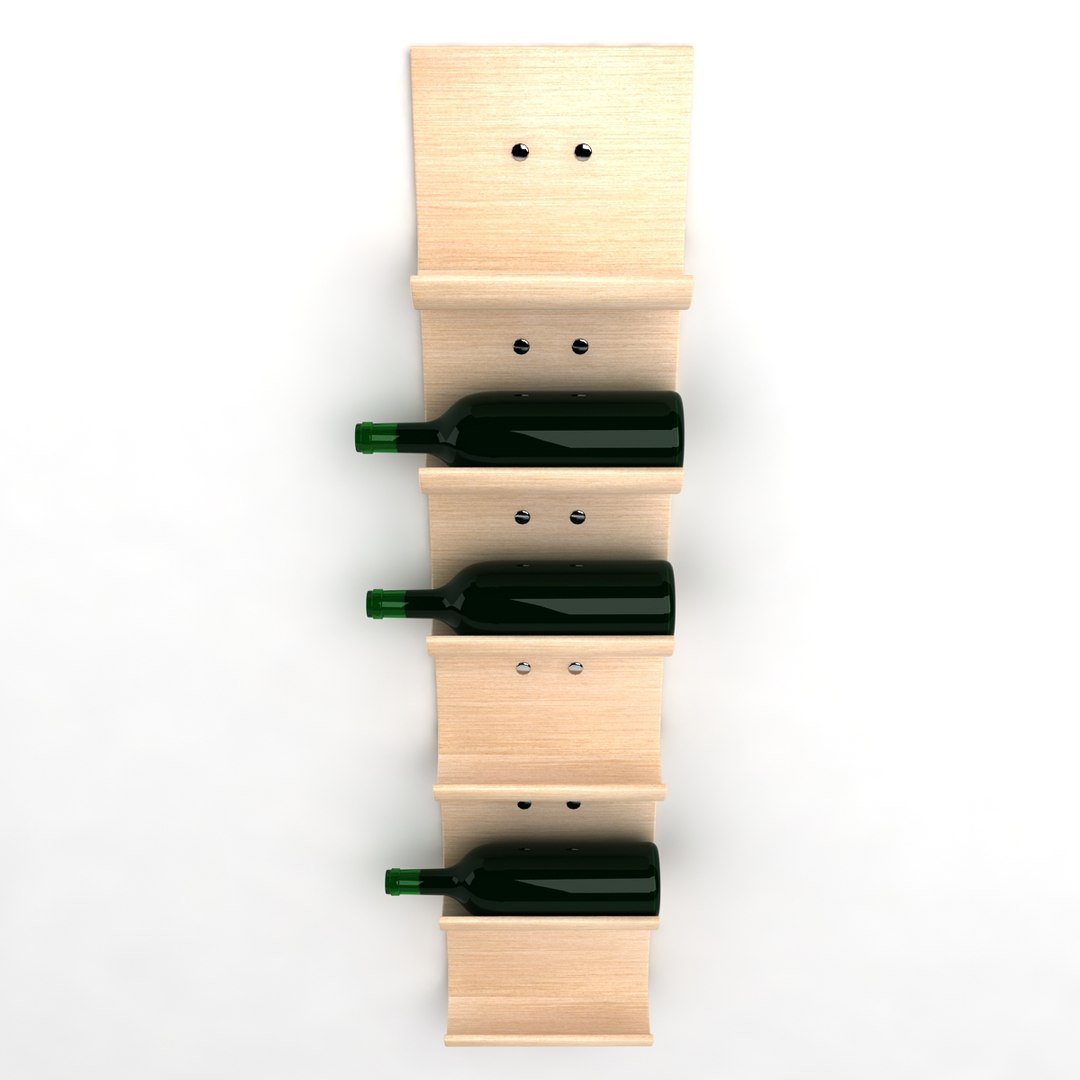 Wine Rack 3d Model