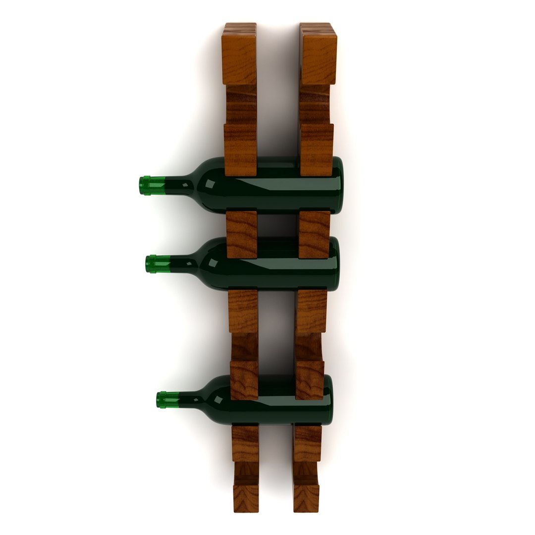 Wine Rack 3d Model