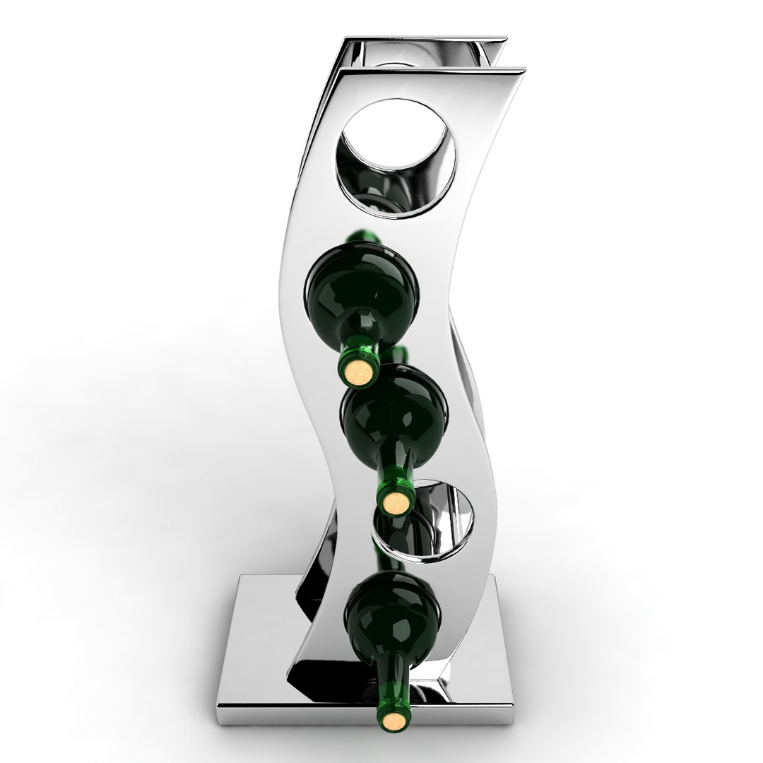Wine Rack 3d Model