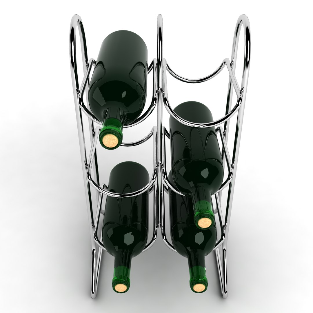 Wine Rack 3d Model