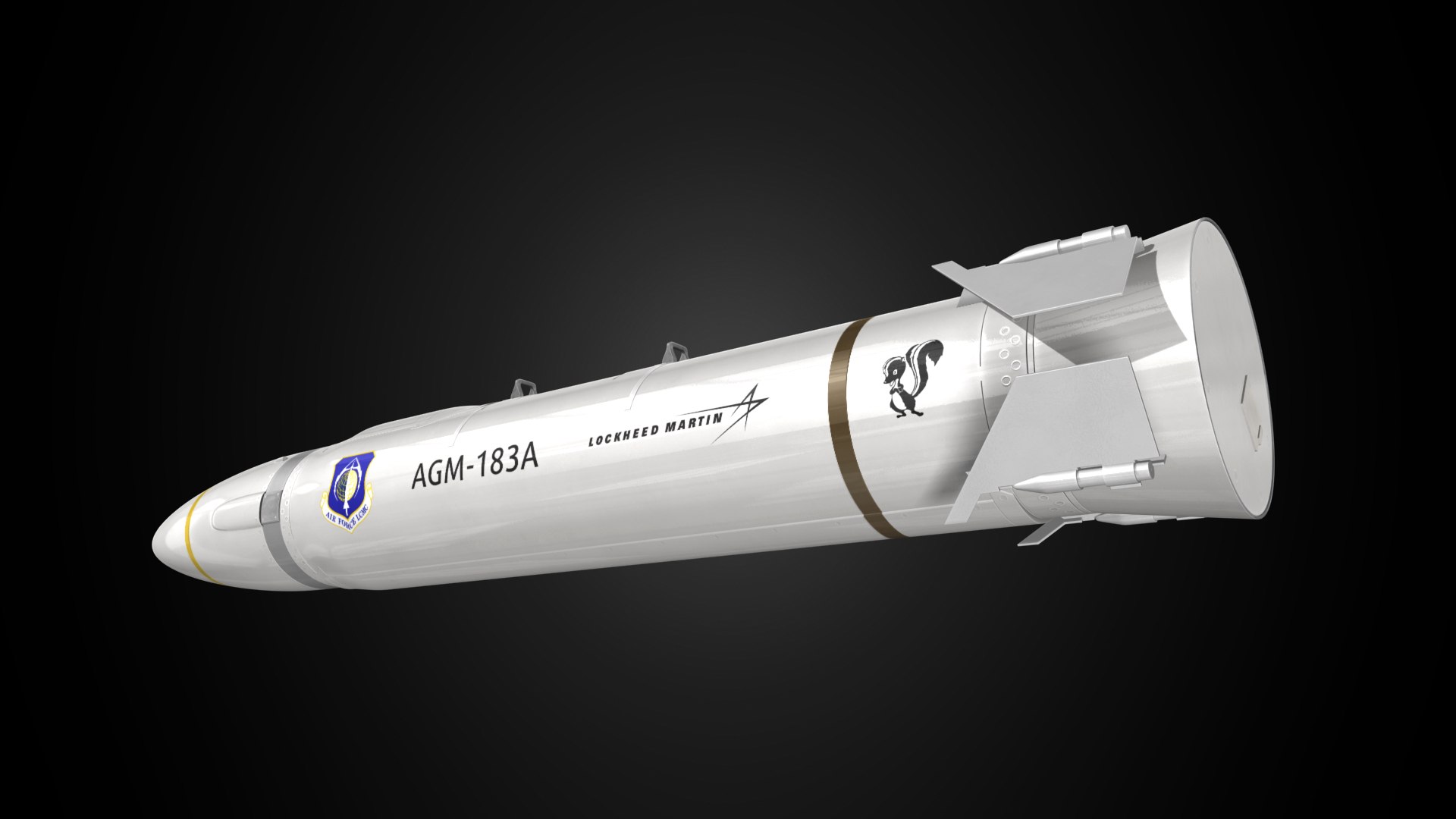 3D AGM-183A Missile - TurboSquid 2317987