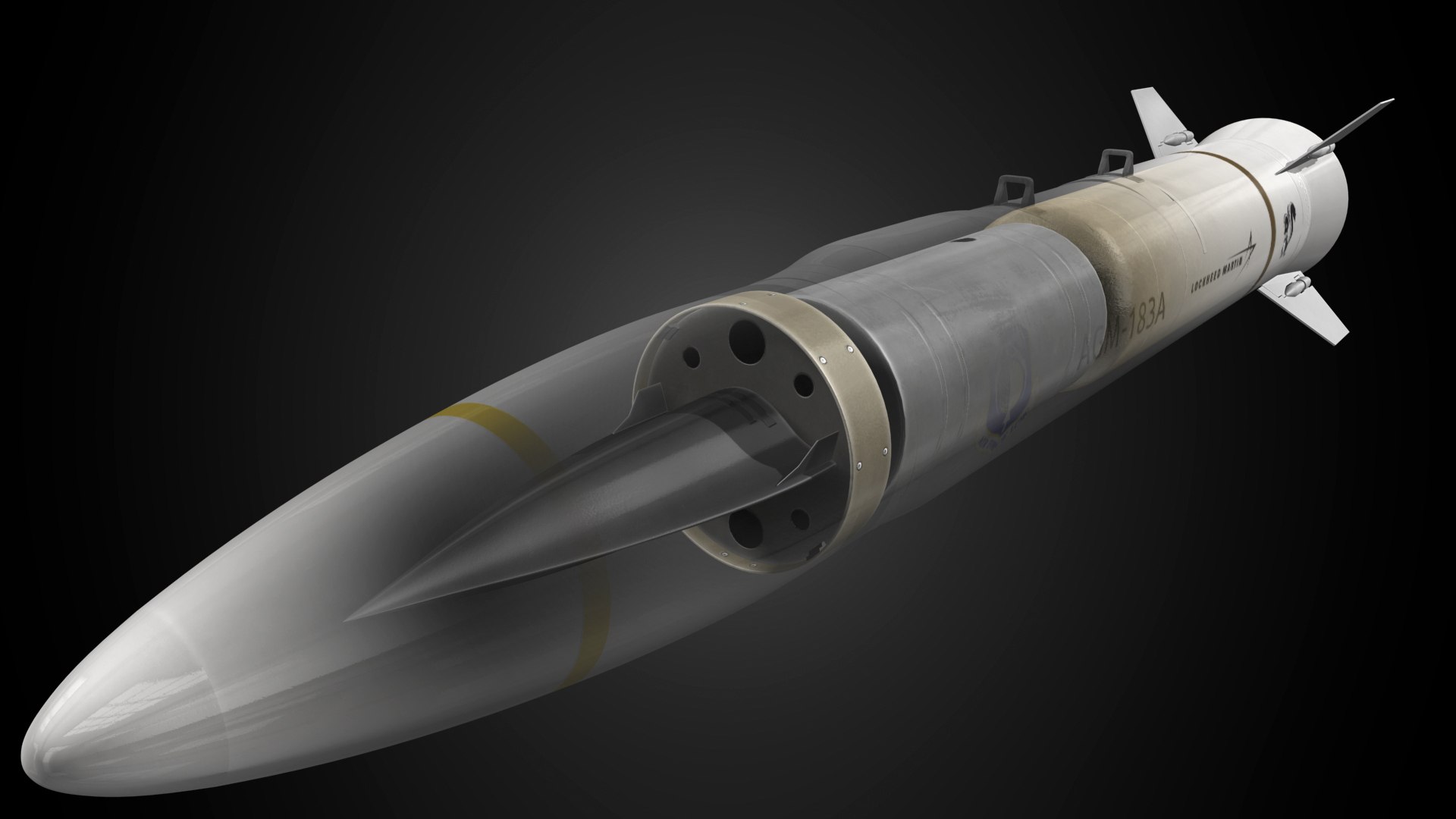 3D AGM-183A Missile - TurboSquid 2317987
