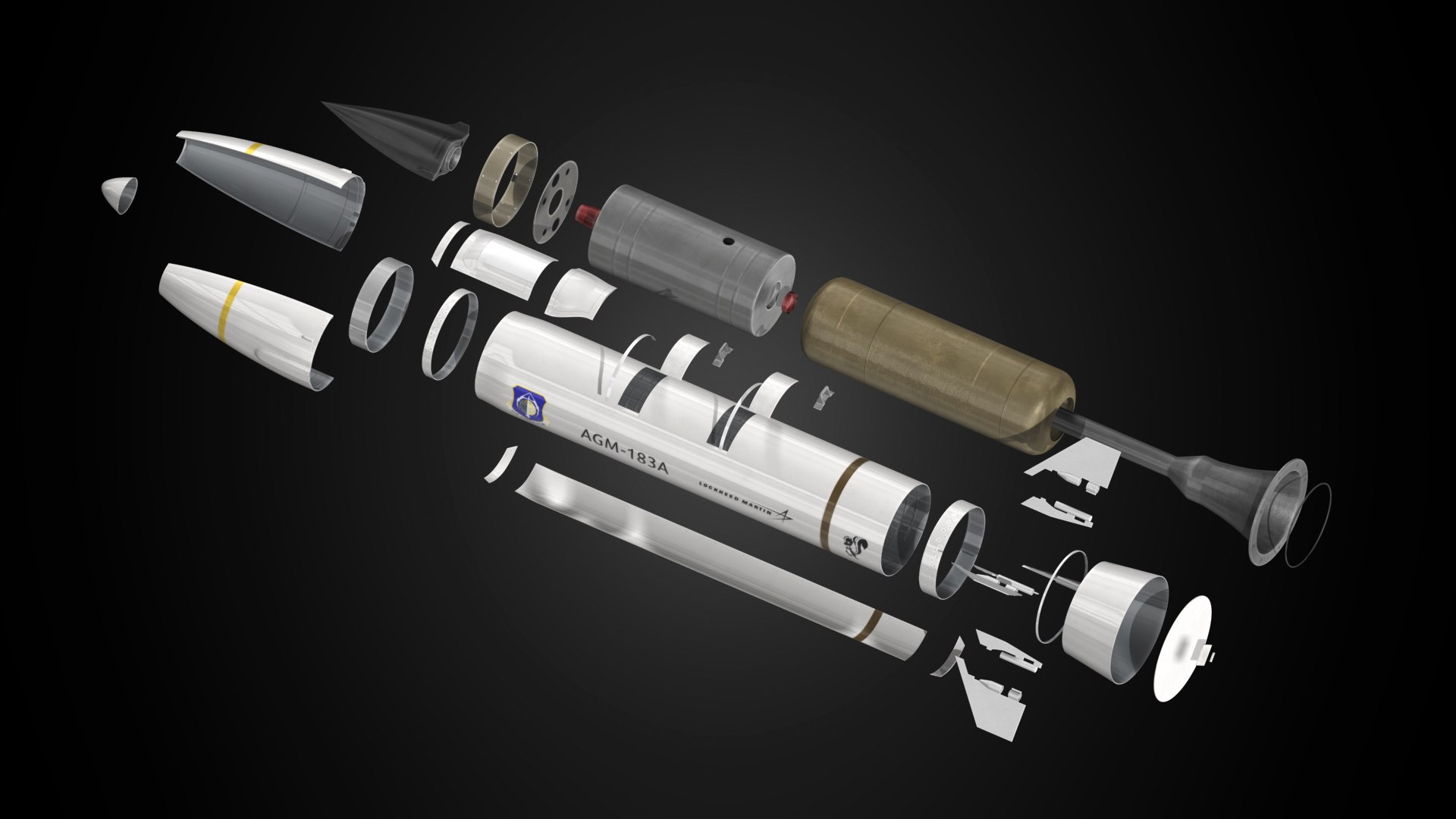3D AGM-183A Missile - TurboSquid 2317987