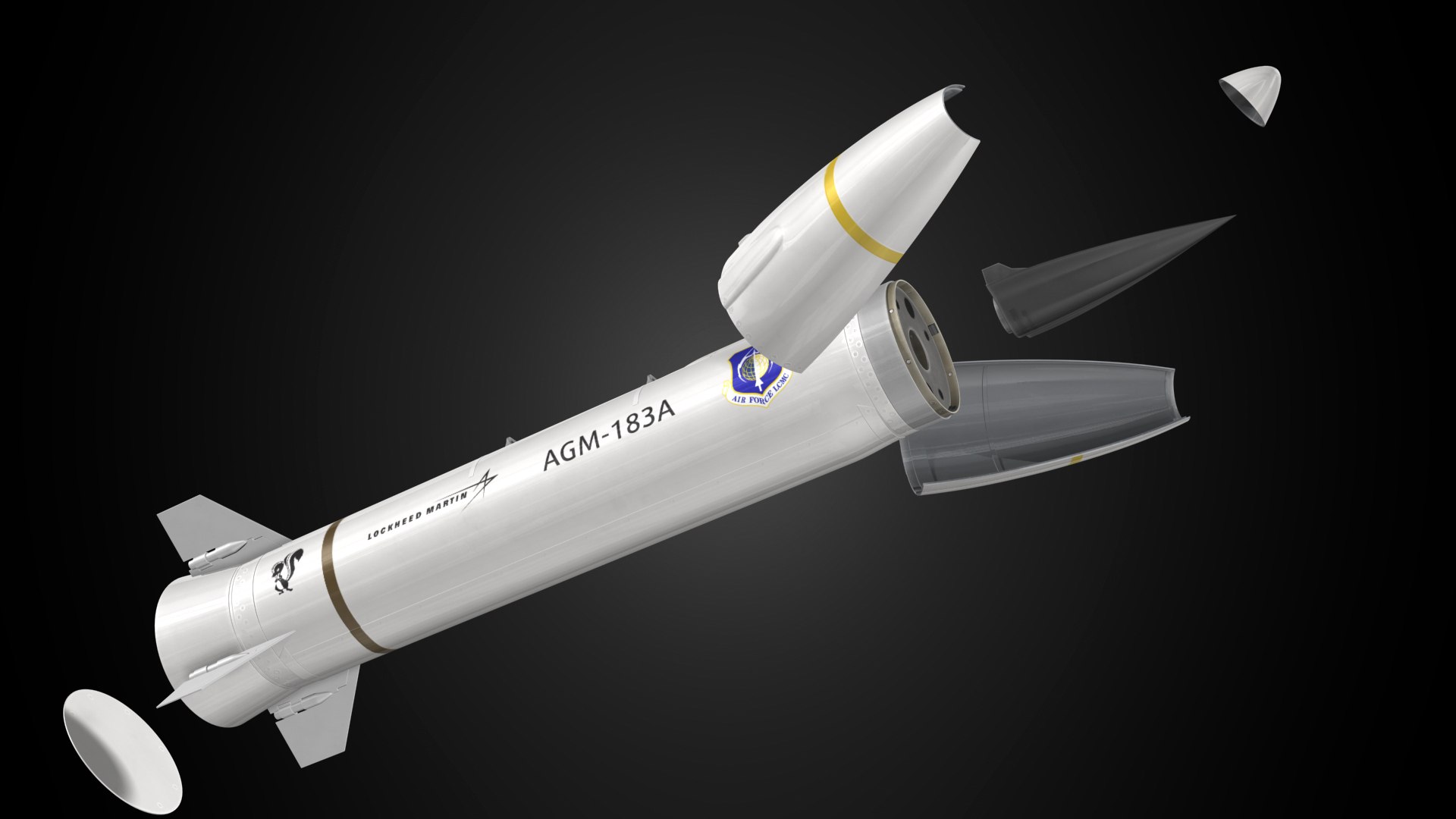 3D AGM-183A Missile - TurboSquid 2317987