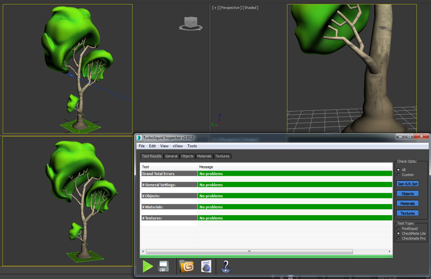 max cartoon aspen birch tree