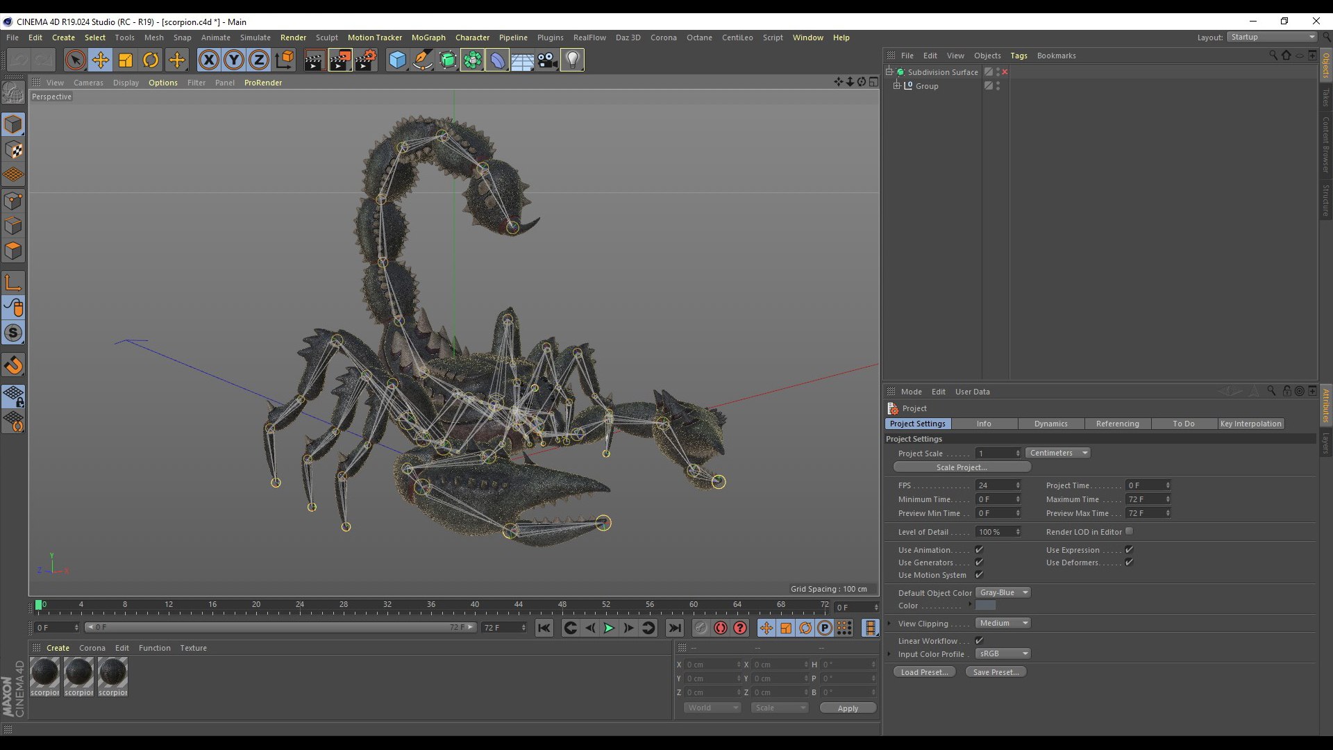 Scorpion Animation And Texture Pack 3D Model Model - TurboSquid 2316843