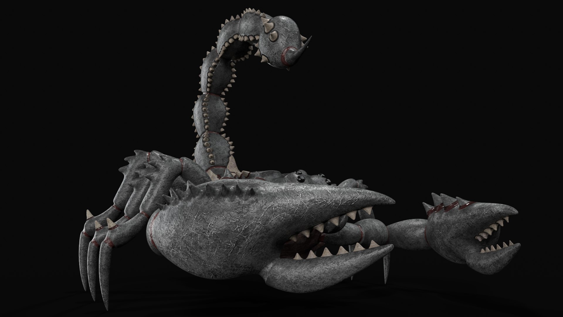 Scorpion Animation And Texture Pack 3D Model Model - TurboSquid 2316843