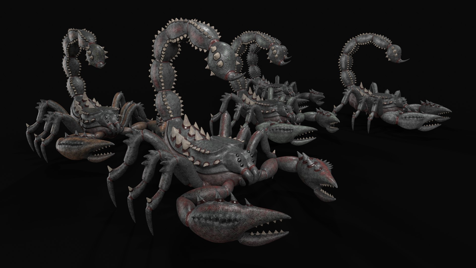 Scorpion Animation And Texture Pack 3D Model Model - TurboSquid 2316843