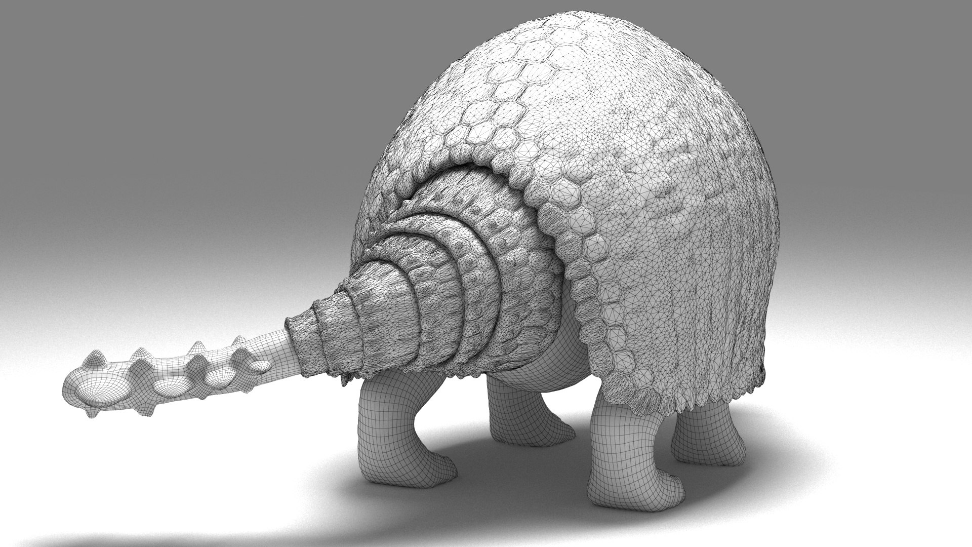Panochthus Extinct Ice Model - TurboSquid 1299932