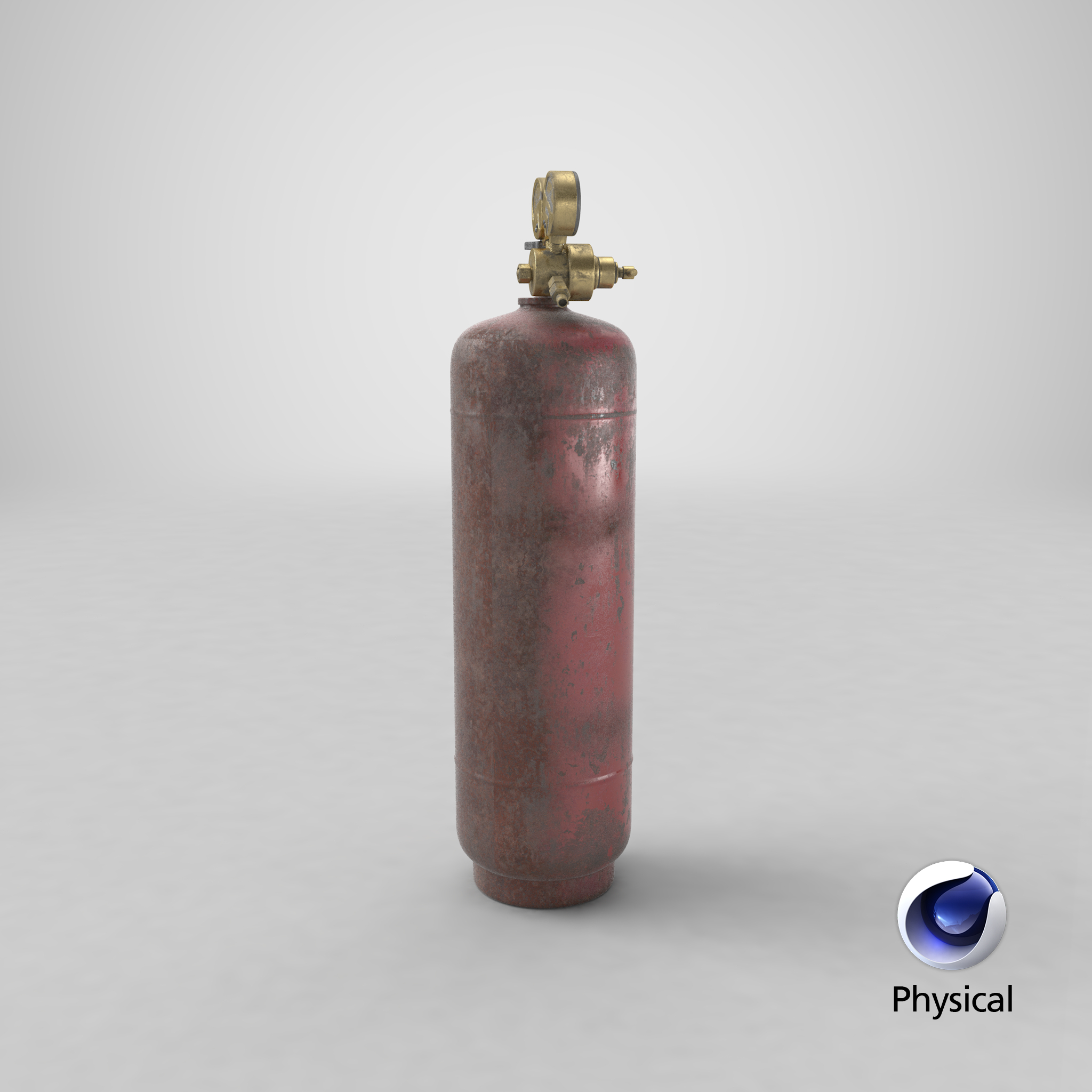 Acetylene gas cylinder regulator 3D model - TurboSquid 1623286