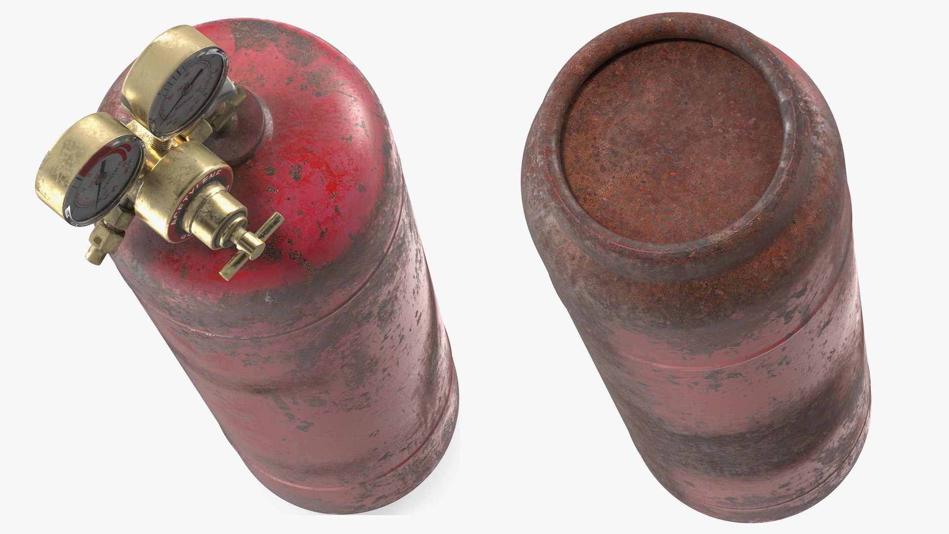 Acetylene Gas Cylinder Regulator 3D Model - TurboSquid 1623286