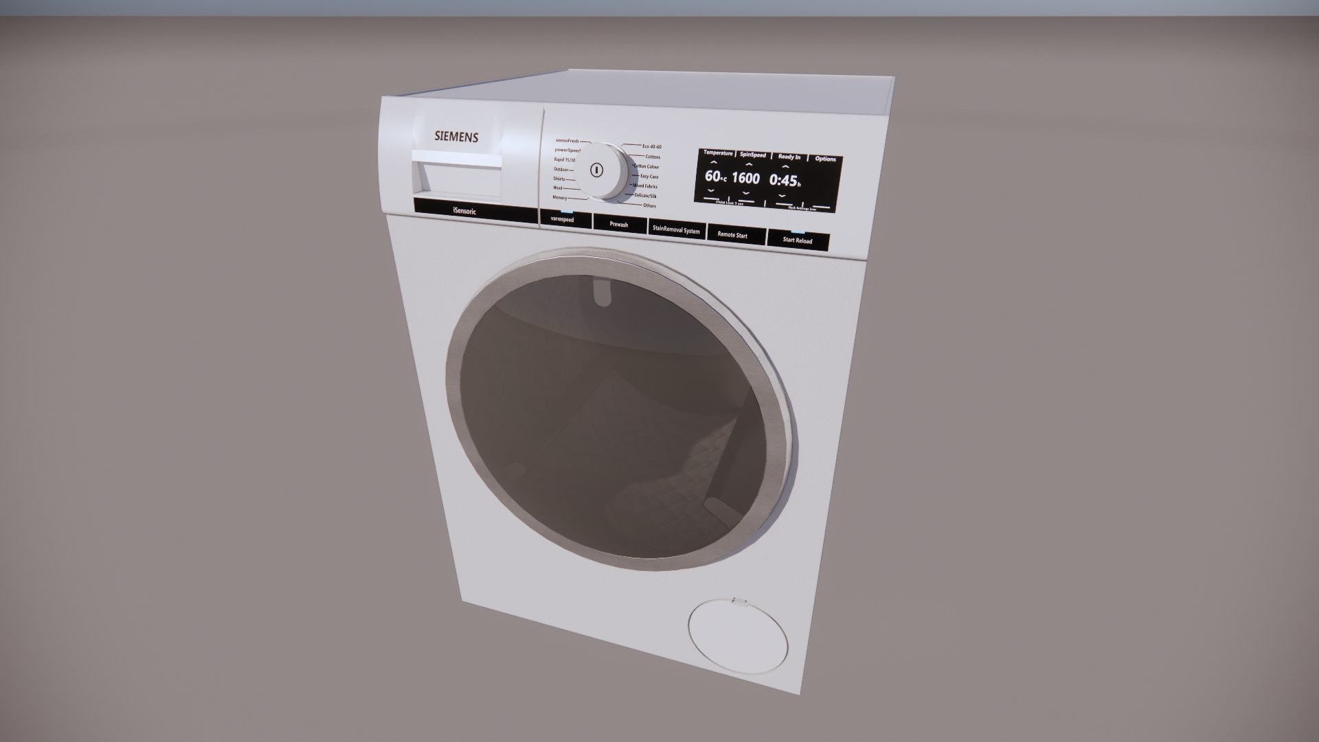 3D Washing Machine Siemens IQ700 - TurboSquid 1960781