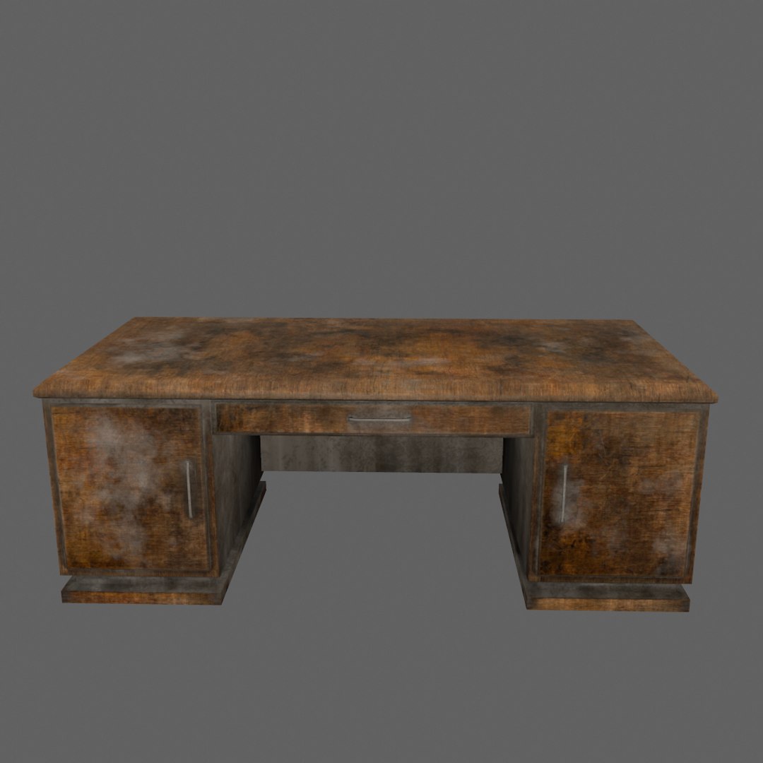Desk 3D Model - TurboSquid 1288557