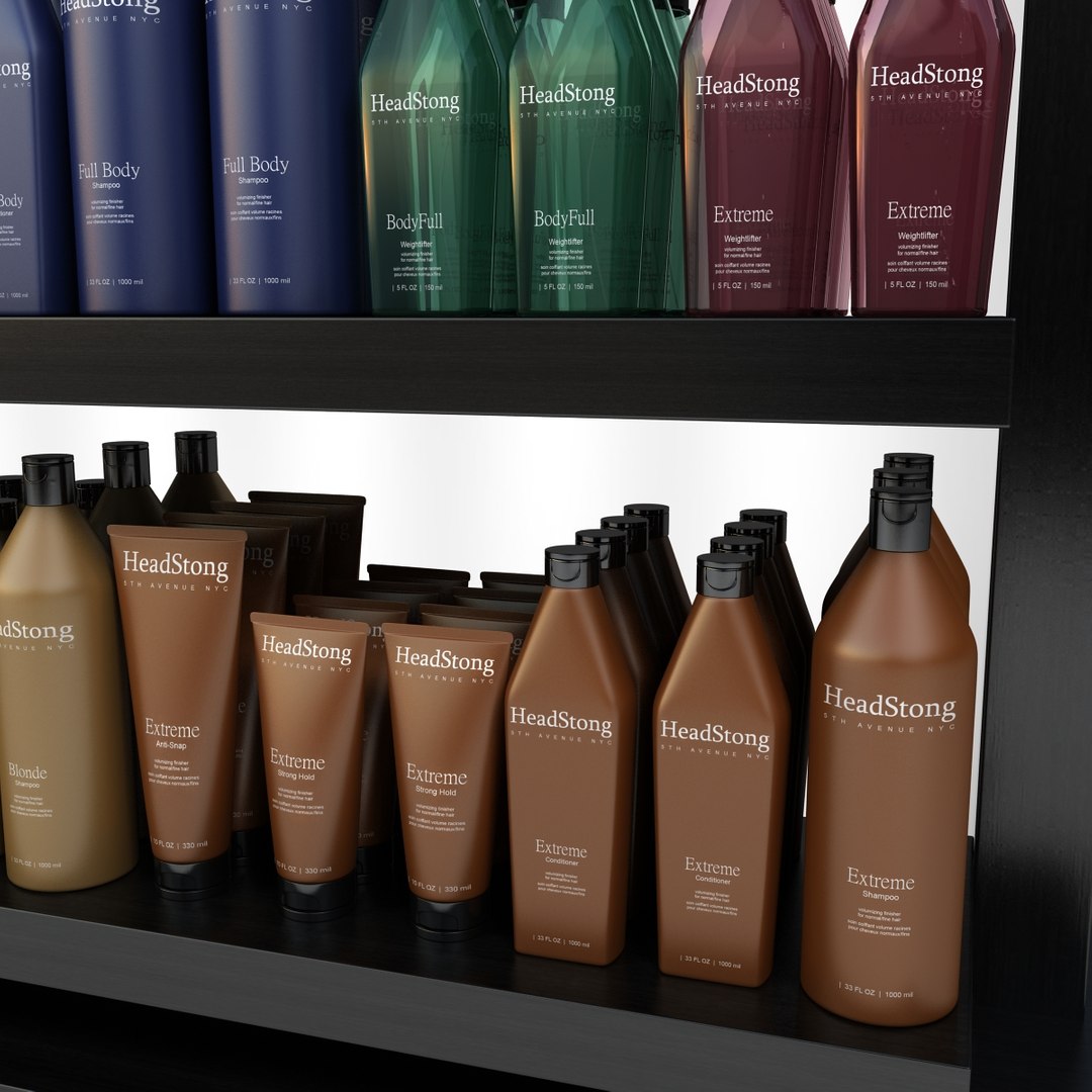 3ds cosmetic display rack