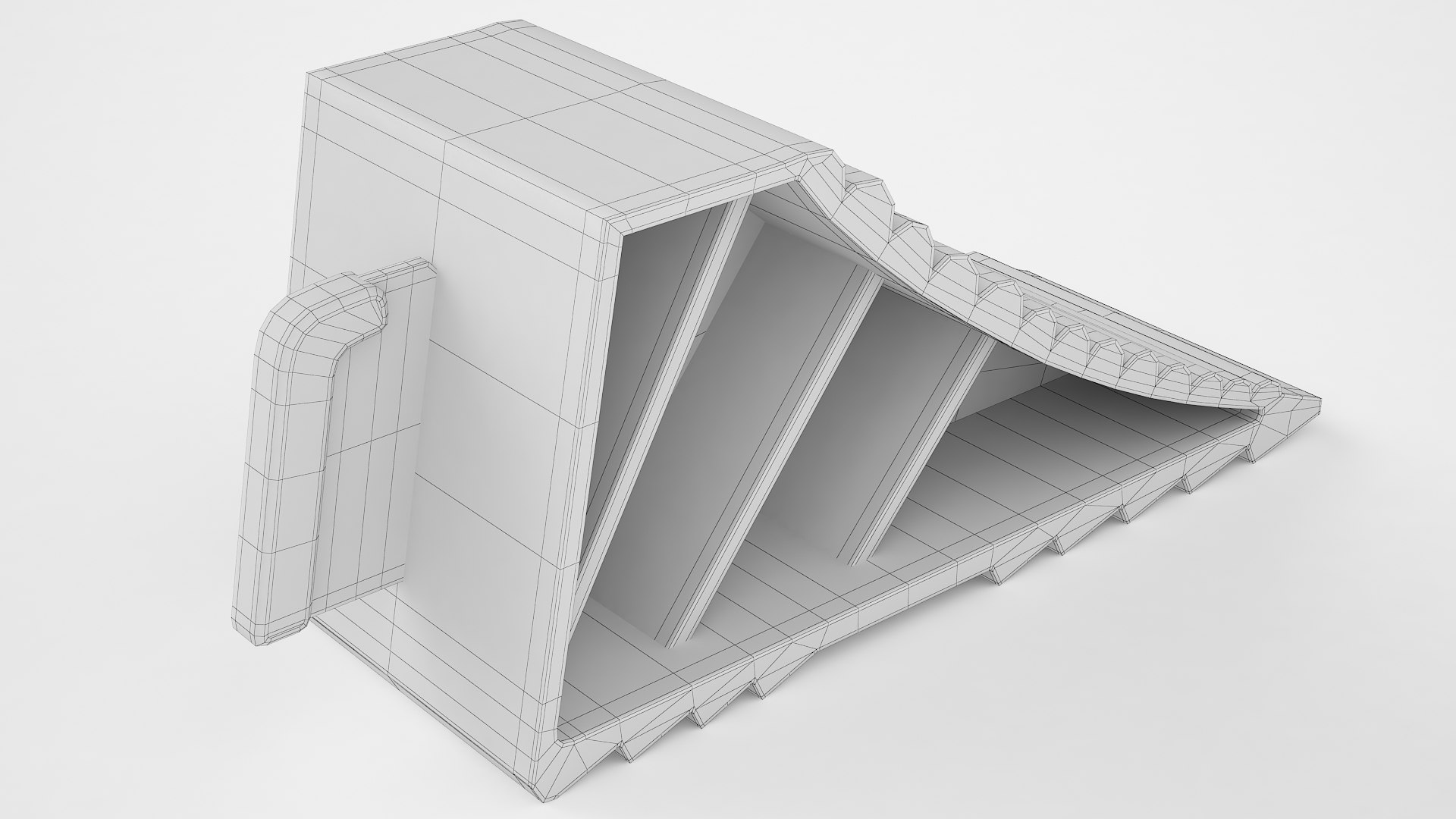 3D Plastic Rubber Trailer Wheel Chock 02 Model - TurboSquid 2023655