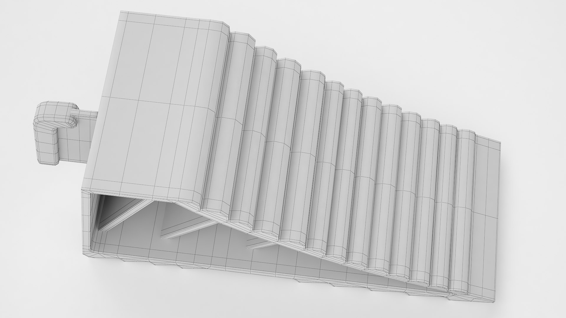 3D Plastic Rubber Trailer Wheel Chock 02 Model - TurboSquid 2023655