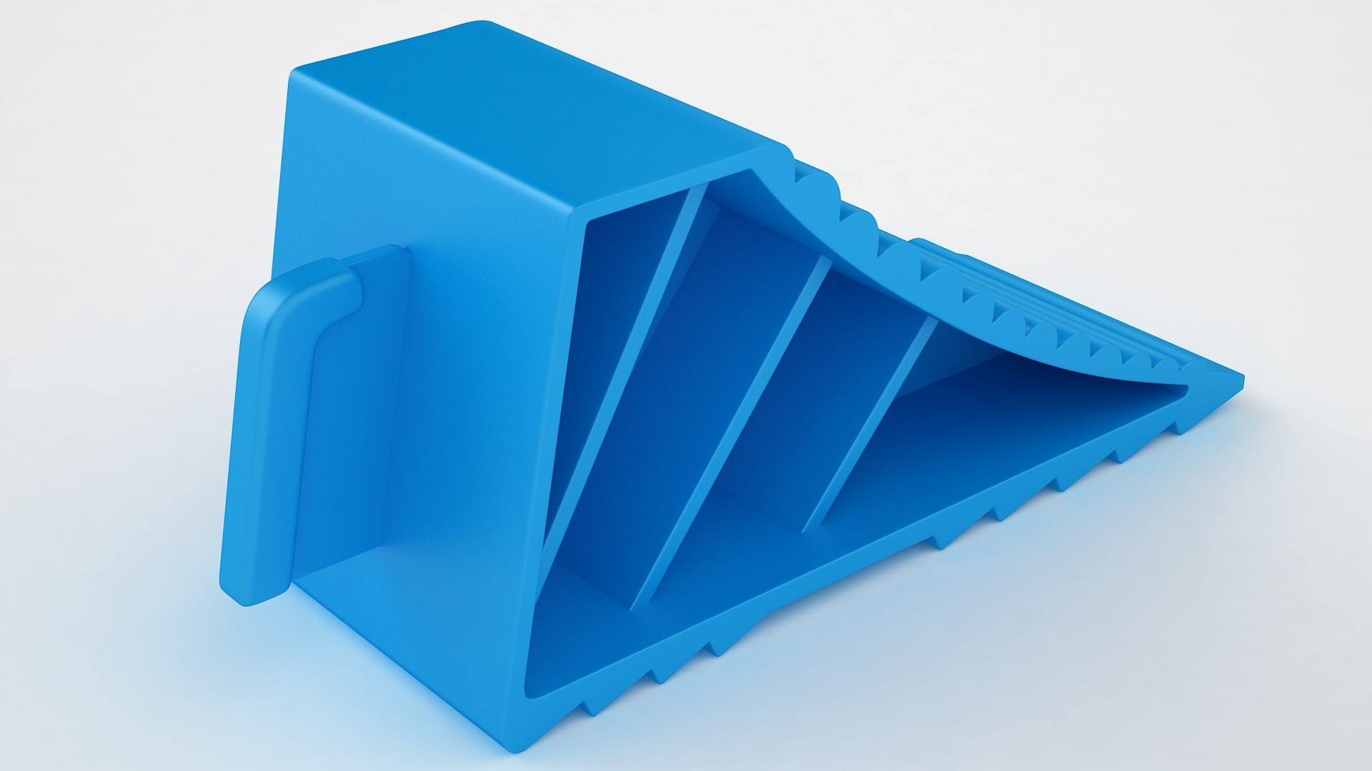 3D Plastic Rubber Trailer Wheel Chock 02 Model - TurboSquid 2023655