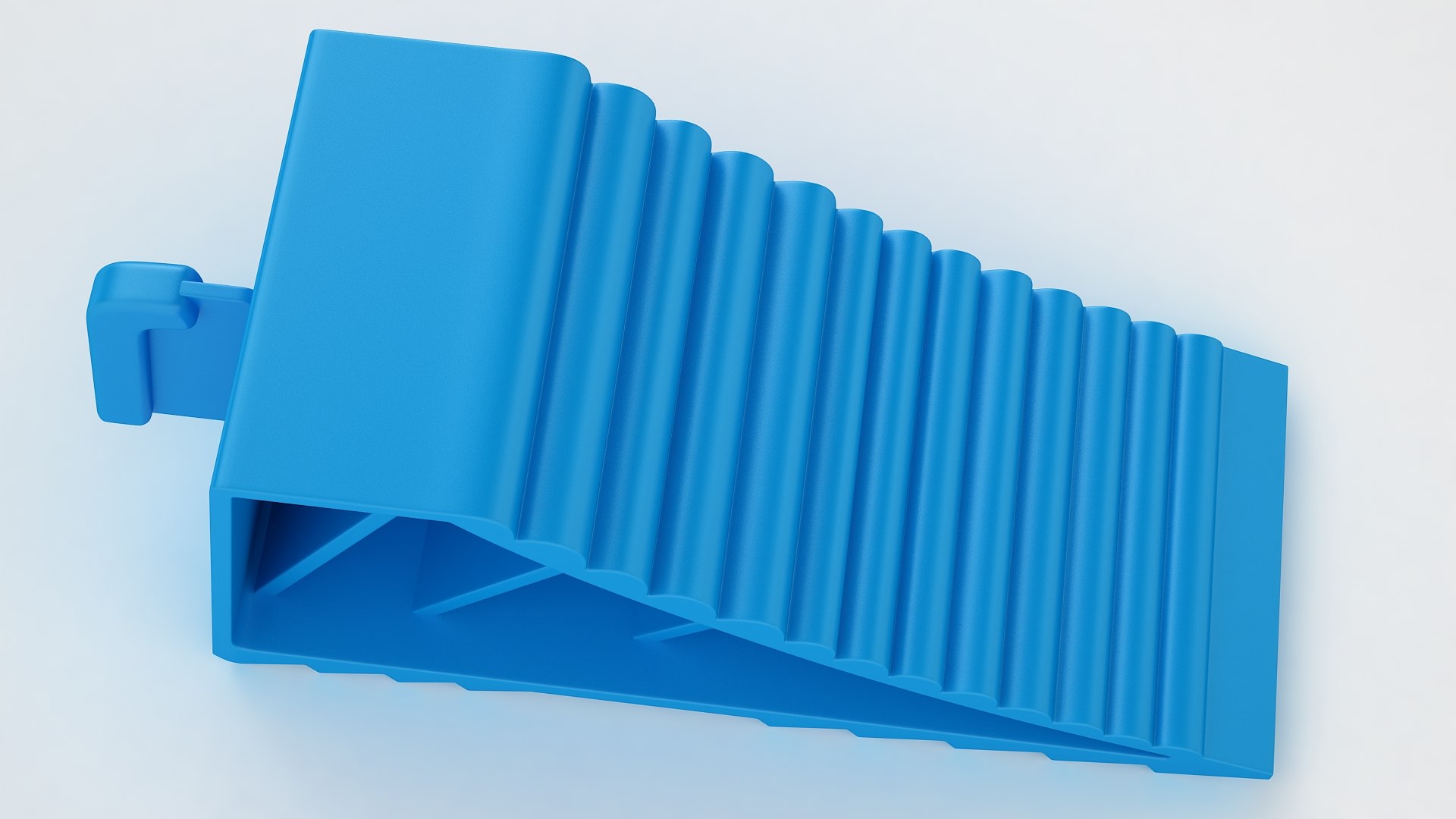 3D Plastic Rubber Trailer Wheel Chock 02 Model - TurboSquid 2023655