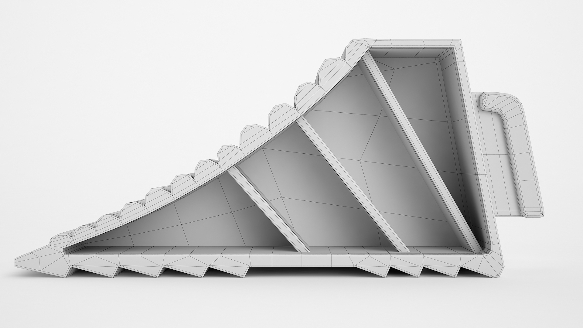 3D Plastic Rubber Trailer Wheel Chock 02 Model - TurboSquid 2023655