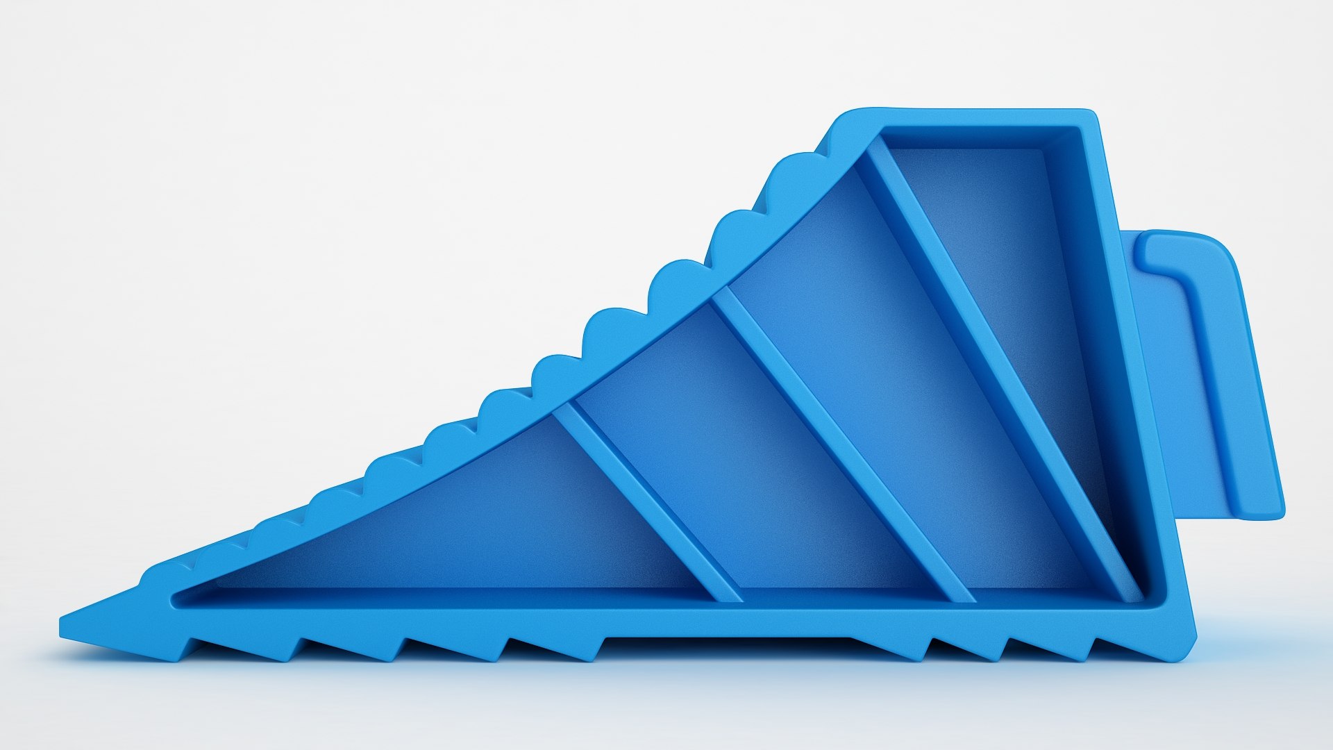 3D Plastic Rubber Trailer Wheel Chock 02 Model - TurboSquid 2023655