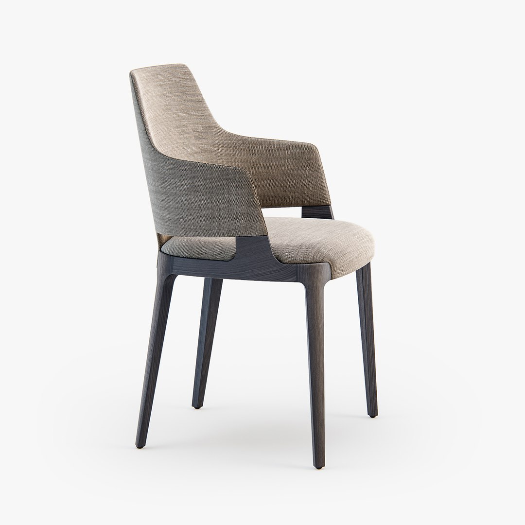 Potocco Velis Chair Armchair 3d Model