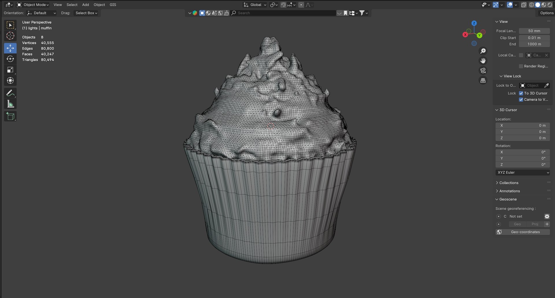 3D Muffin 11 - TurboSquid 2378569