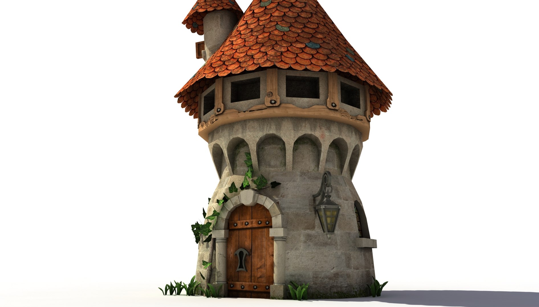 Max Fantasy Medieval Tower House
