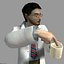 Male Doctor Cup 3d Model