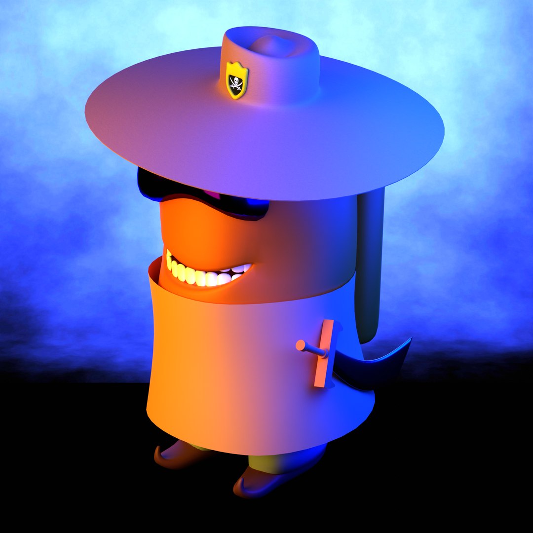 Pirate Among Us Model - TurboSquid 2091296