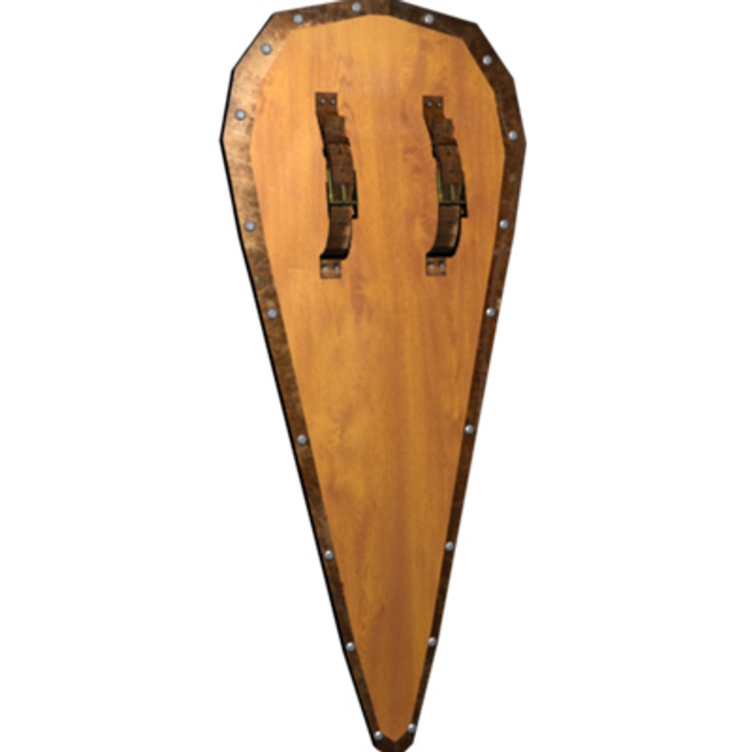 3d Model Kite Shield