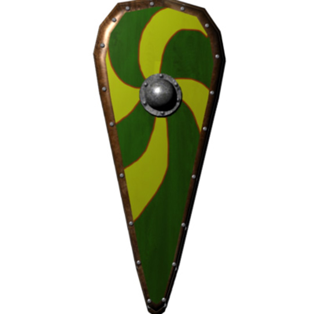 3d Model Kite Shield