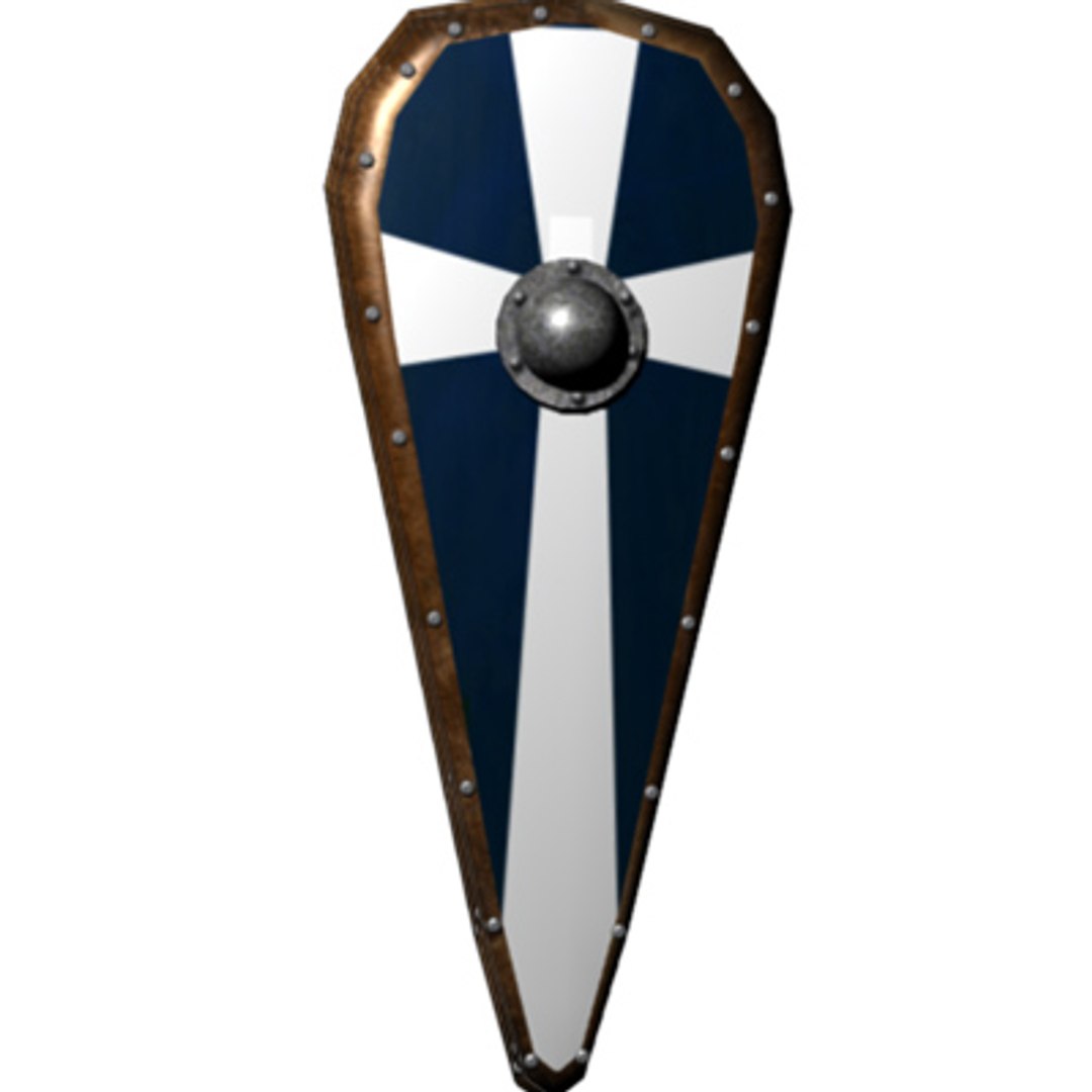 3d Model Kite Shield