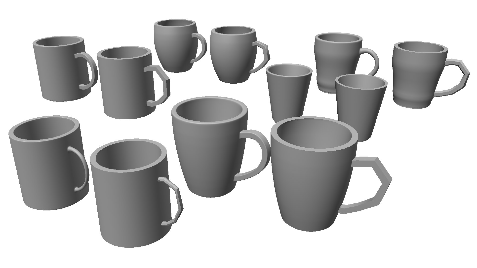 Cup Models Model - TurboSquid 2246759