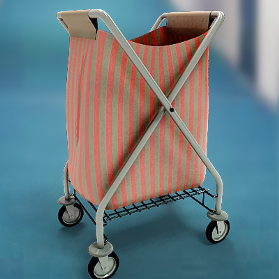 3d Laundry Cart