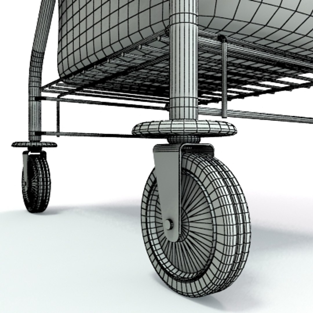 3d Laundry Cart