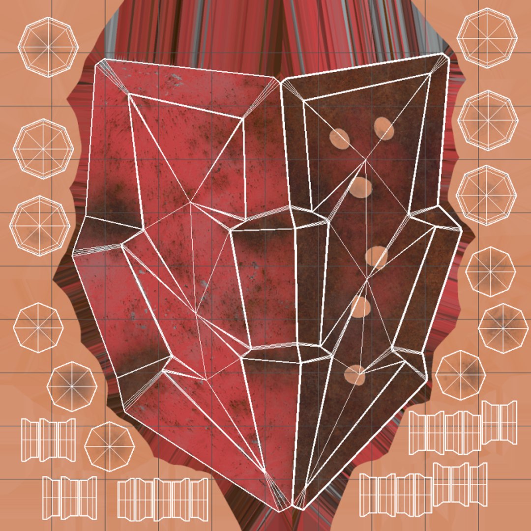 3D Model Lightning Bolt Rusted Sign - TurboSquid 1768101