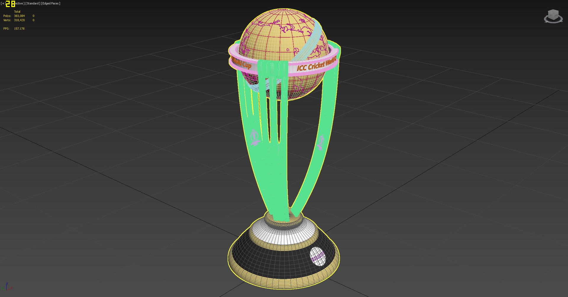 Icc Cricket World Cup 3D Model - TurboSquid 1408110