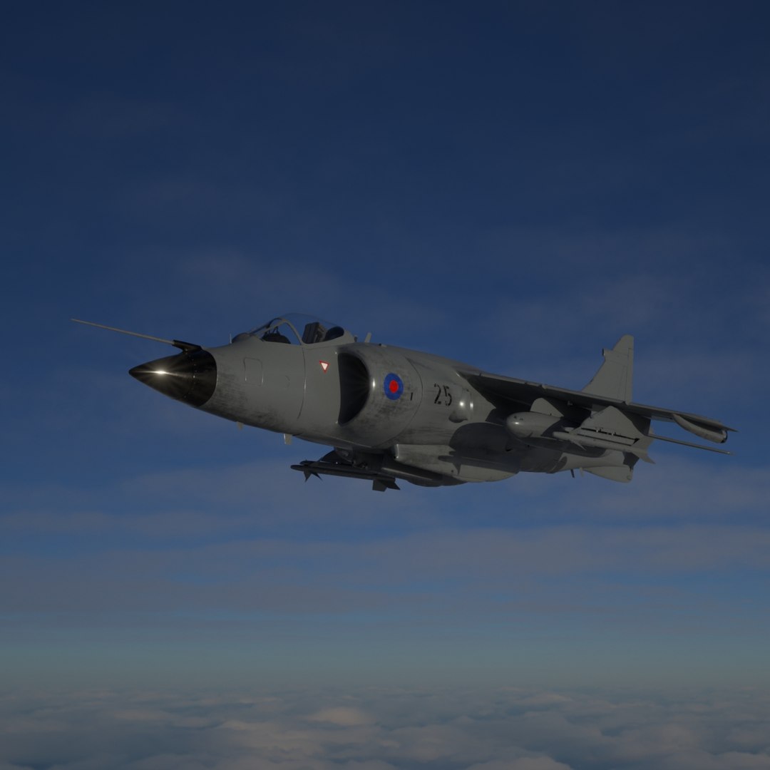 3D Harrier Sea Frs1 - TurboSquid 1497438