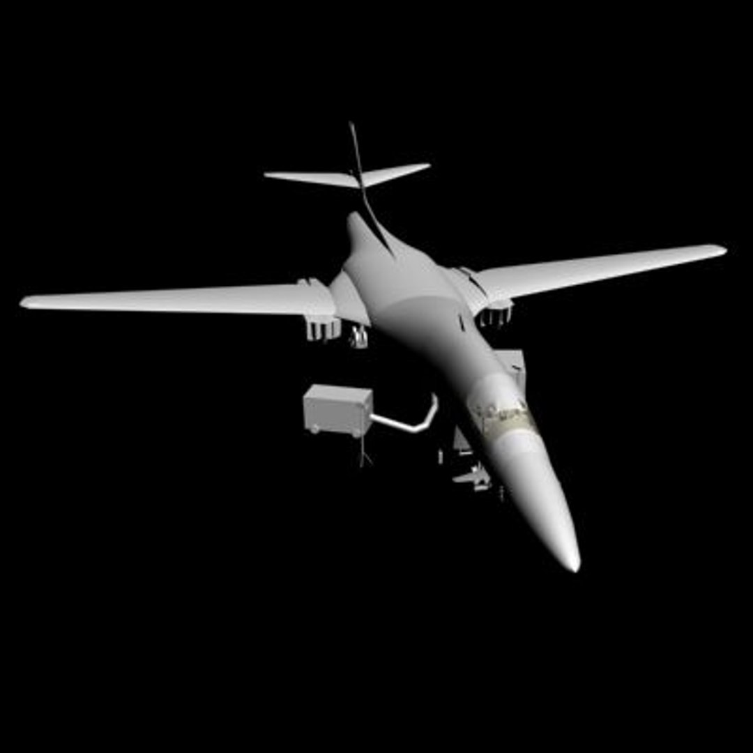 3ds Max B1 Lancer Bomber