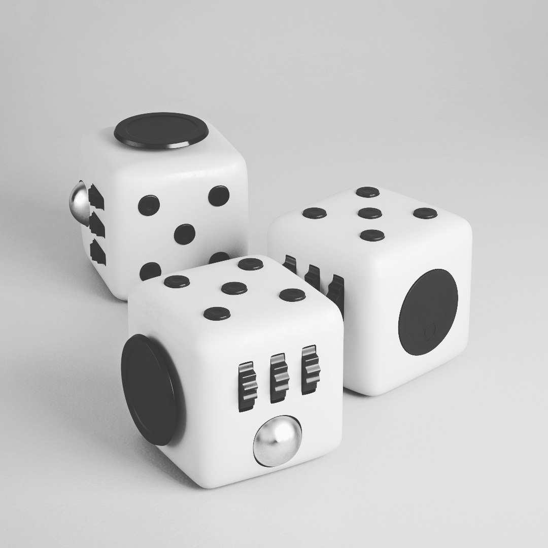 Fidget cube 3D model - TurboSquid 1173544