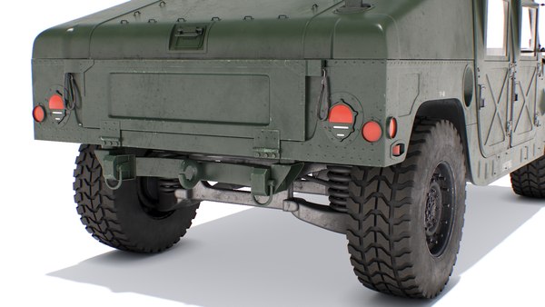 modelo 3d Humvee militar con sistema de armas montado - TurboSquid 2389414